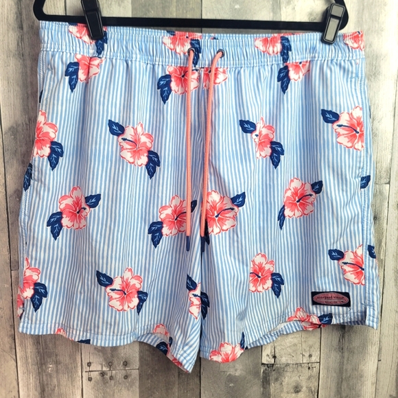 Vineyard Vines | Swim | Mens Vineyard Vines Chappy Stripe Swim Trunks ...